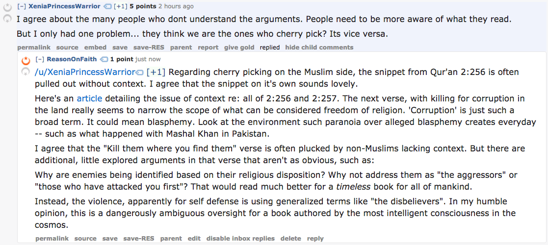 The r/islam subreddit on bringing ex-Muslims back to Islam | Reason on ...